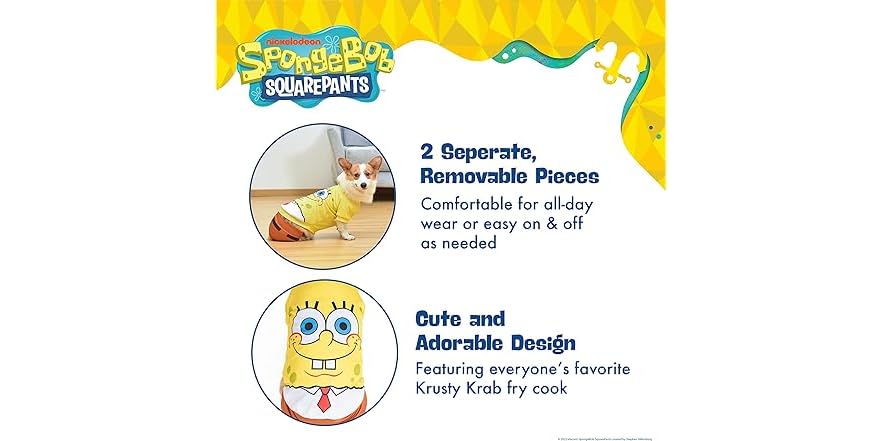 SpongeBob SquarePants Dog Outfit X-Large