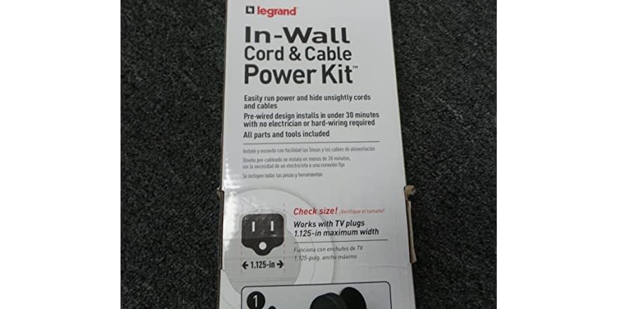 Legrand In-Wall Wiremold Power Kit