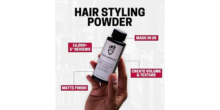 Slick Gorilla Hair Styling Texturizing Powder