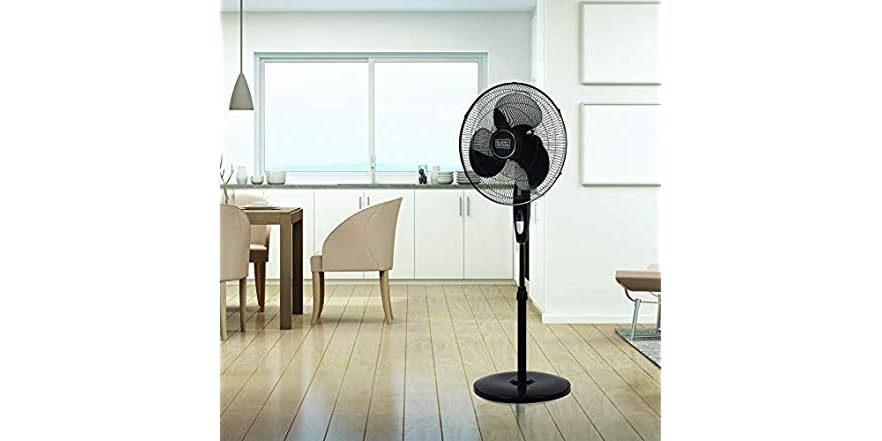 Black & Decker Stand Fan with Remote