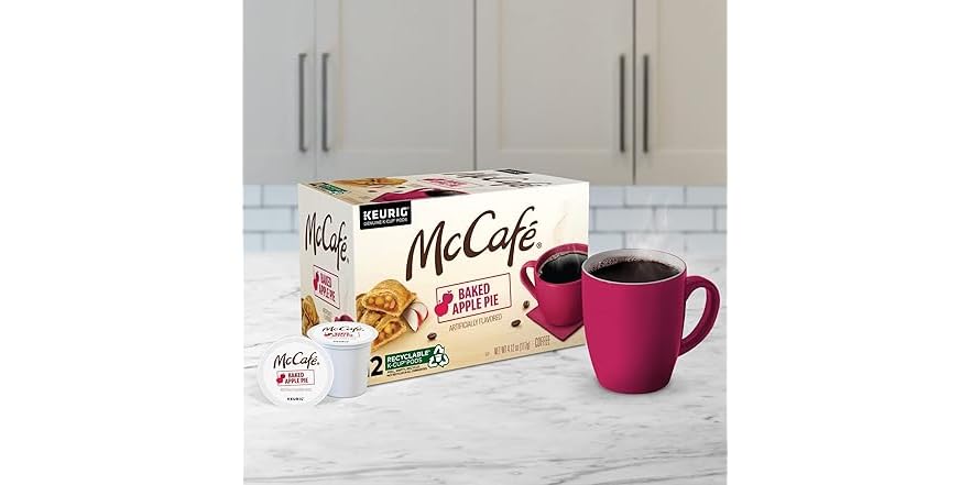 72ct McCafe Baked Apple Pie Coffee, K-Cups