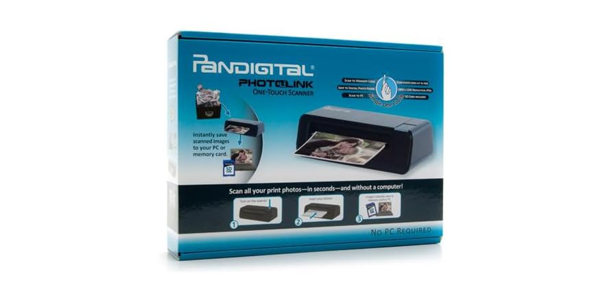 Pandigital Photolink One-Touch Photo Scanner