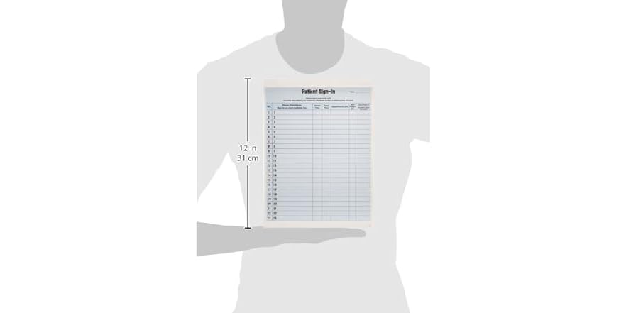 Tabbies Patient Sign-in Peel Off Labels