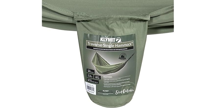 LiteWater Dinghy Review Klymit Double Camping Hammock - 400lb Capacity ...