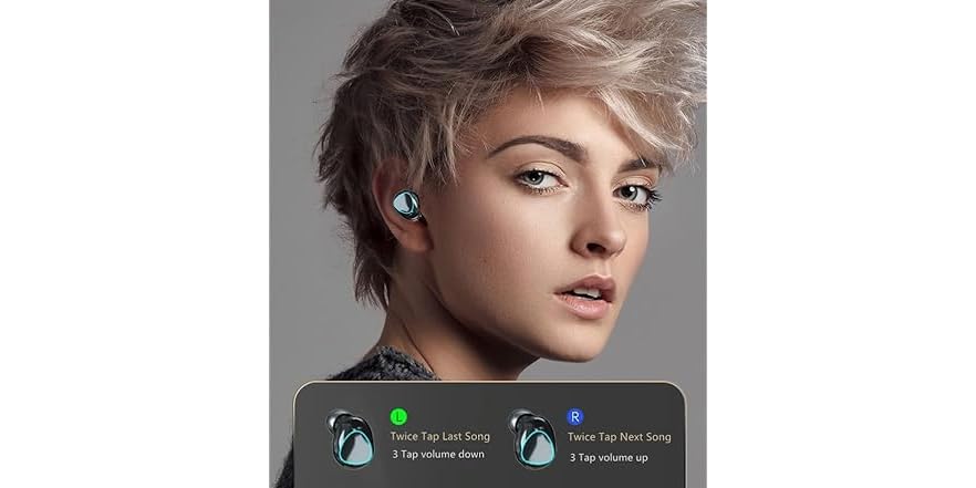 NIUTA Wireless Bluetooth Earbuds - 136Hr Playtime & IPX7 Waterproof