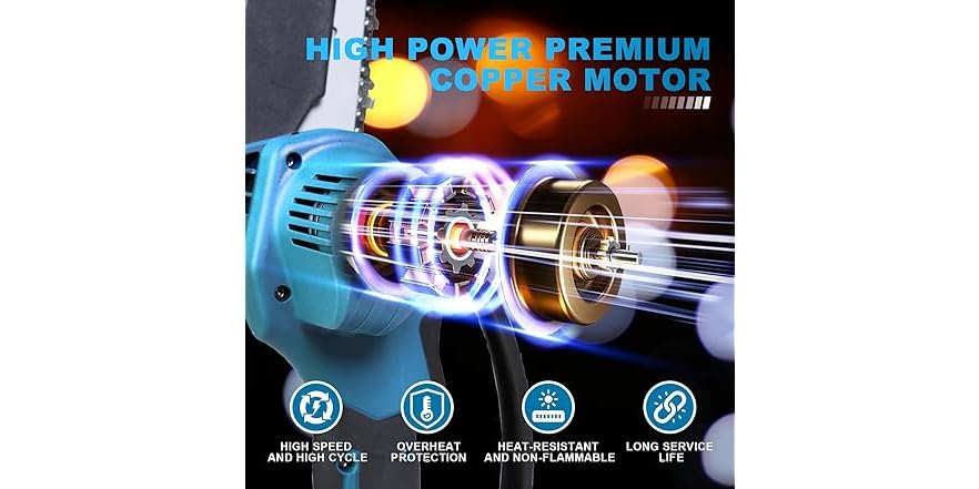 TCE ACP01U Torin 4" Mini Cordless Chainsaw