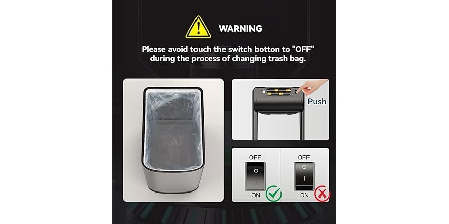 ELLO&ALLO 30 Liter 8 Gallon Touchless Re (Open Box)