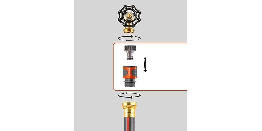 Gardena 5-Piece Quick Connect Hose Fittings