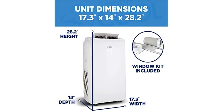 Commercial Cool 12k BTU Portable AC (Open Box)