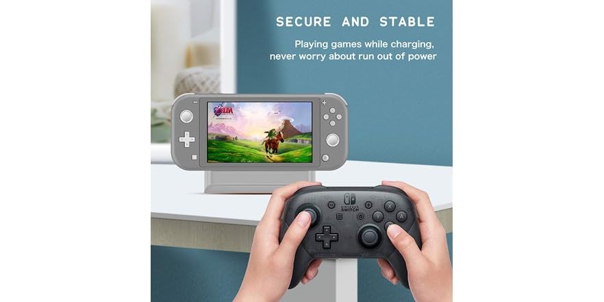 Nintendo Switch Lite Charging Dock + Case