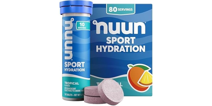Nuun Sport Electrolyte Tablets Tropical 10 Pk