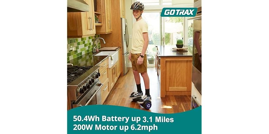 Gotrax EDGE Hoverboard Tealfor Kids (Open Box)