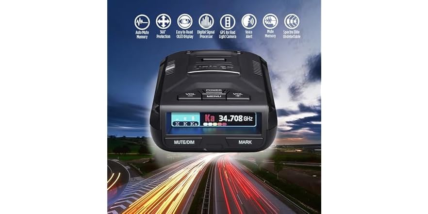 (NEW) Uniden R3 EXTREME Long Range Laser/Radar Detector (Open Box)
