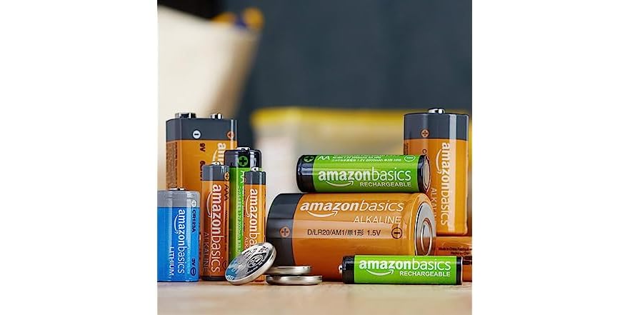 Amazon Basics 8-Pack AAA Rechargeable Batteries 115137
