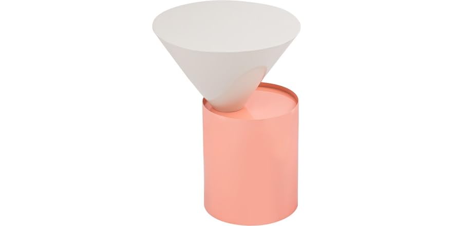 Damon White End Table