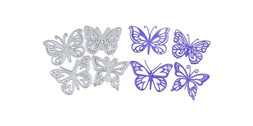 Ergonflow 4Pcs Steel Butterfly