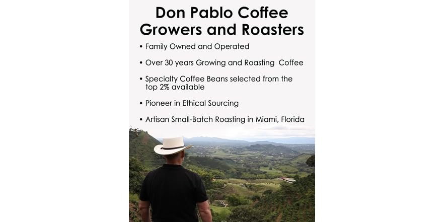 (4lbs) Don Pablo Coffee Whole Bean Coffee