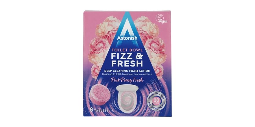 Pink Peony Fizz & Fresh Toilet Bowl Tablets