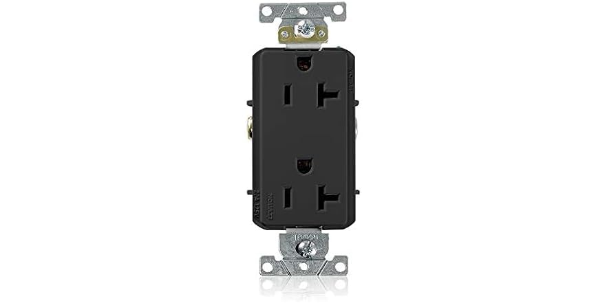 Leviton Leviton 16342-E 20-Amp, 125-Volt, Decora Plus
