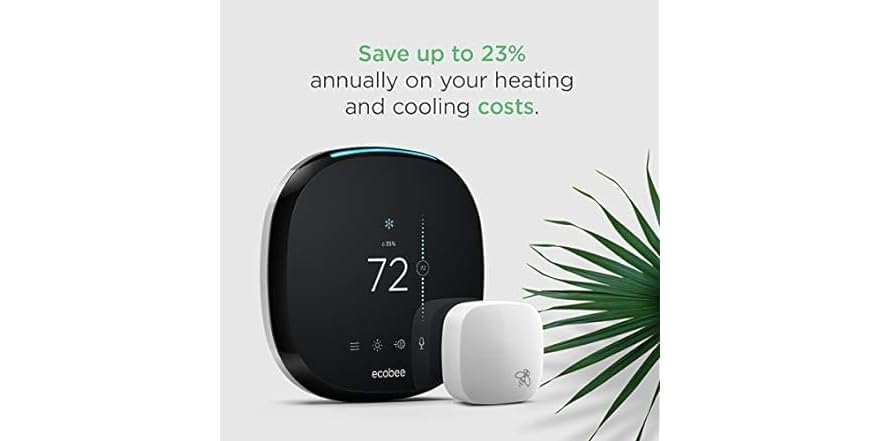 ecobee EB-STATE4P-01 ecobee4 with Room Sensor (Rene