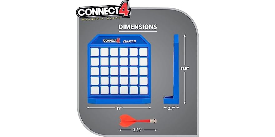 Connect 4 Darts - 4 in a Row Game Magnet
