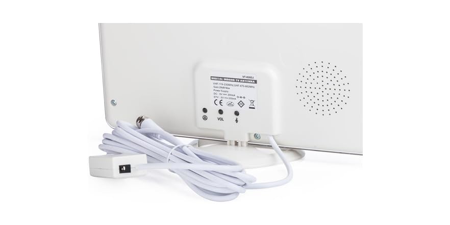 ViewTV Indoor Antenna w/ 50mi Range & Wireless Doorbell