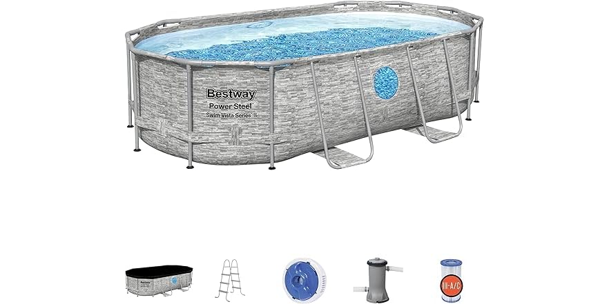 Bestway Power Steel Pool Set
