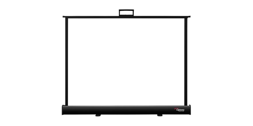40" Matte White Mini Pull-Up Projection Screen