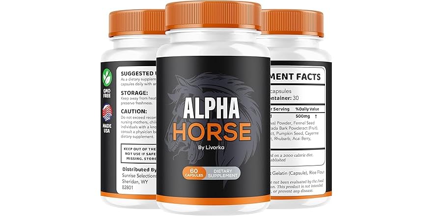 Alpha Horse Pills for Men 60 Capsules