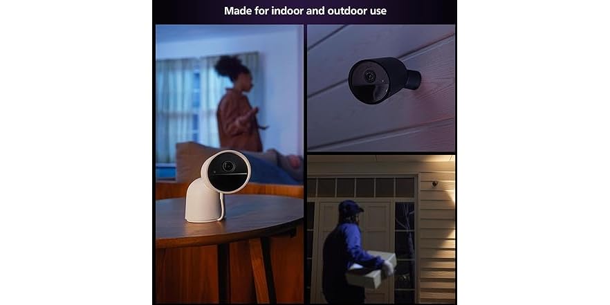 Philips Hue Secure Smart Home Security Camera, Black