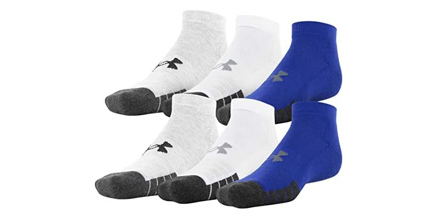 UA Standard Performance Tech Low Cut Socks (3 or 6-Pairs),