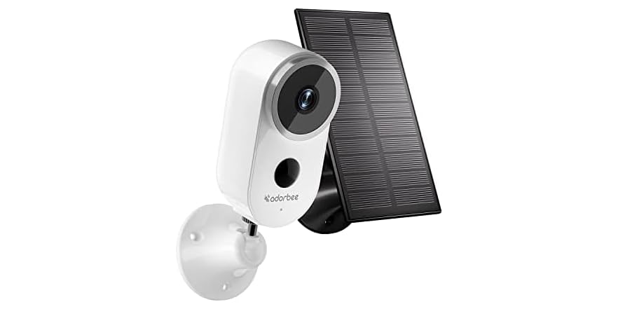 Adorbee Wireless Security Outdoor Camera Solar (Open Box)