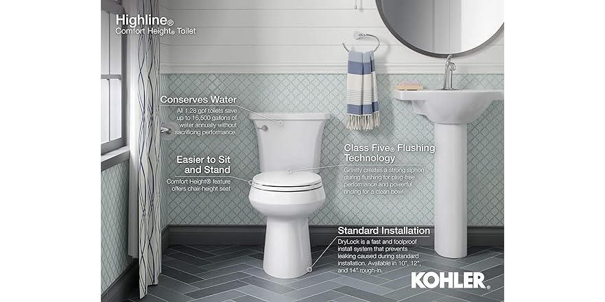 Kohler K-4199-0 Toilet Bowl