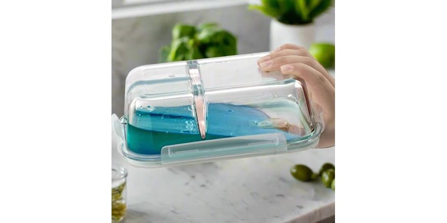 51 oz. 3-Compartment Glass Container Set