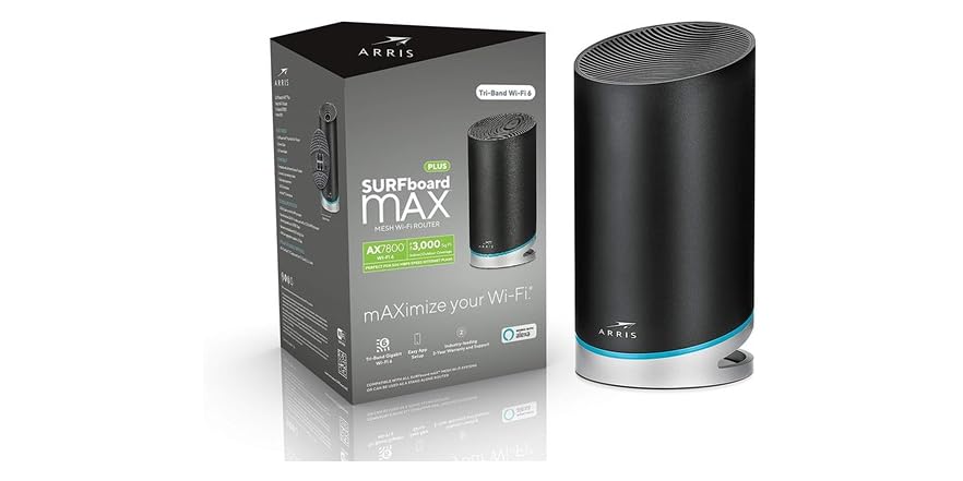 ARRIS SURFboard mAX Plus Mesh Wi-Fi 6 Router (Open Box)