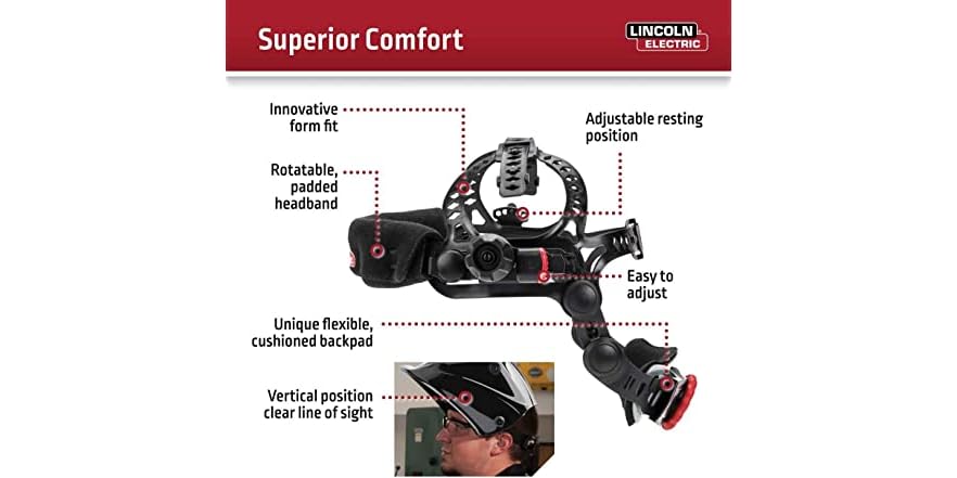 VIKING 3350 Code Red Welding Helmet