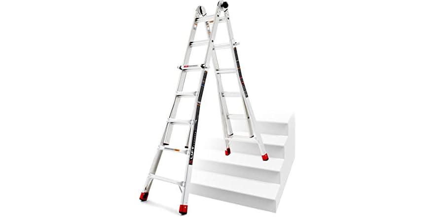 Lift Ladders 22 ft. Reach Aluminum Multi-Position Ladder