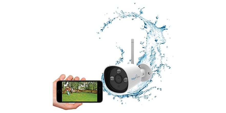 Bayit 720p Outdoor Weatherproof Wi-Fi Camera