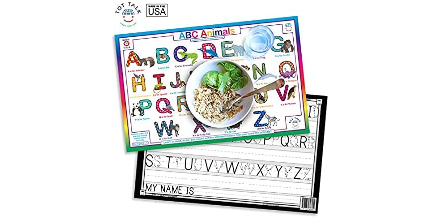 Educational Placemat for Kids