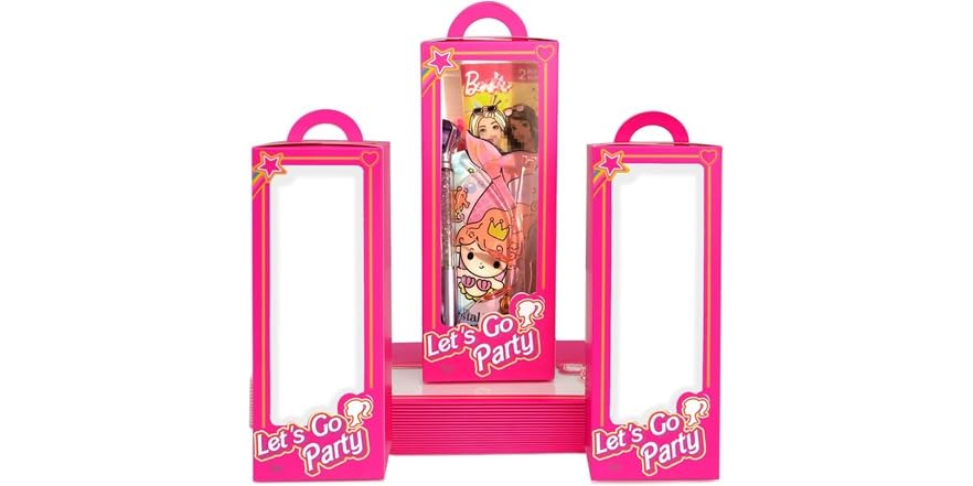 24Pcs Pink Birthday Party Decorations