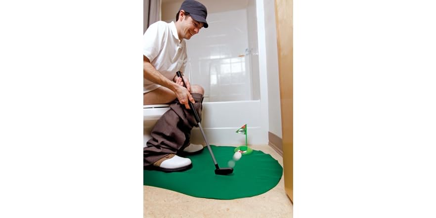 Pot N' Put Bathroom Golf Putting Game