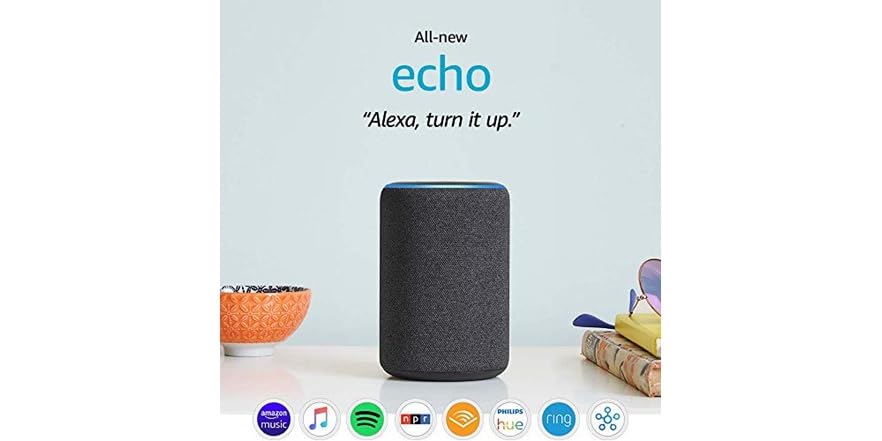 Echo (3rd Gen) - Smart speaker with Alexa