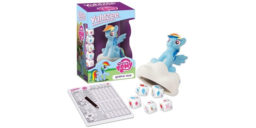 Yahtzee: My Little Pony Rainbow Dash Board Game