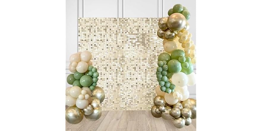 Shimmer Wall Backdrop 9FTx4FT Sequin Wall Backdrop