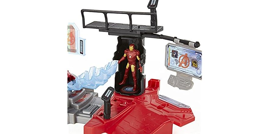 Marvel Avengers Age of Ultron Iron Man Lab Attack Playset