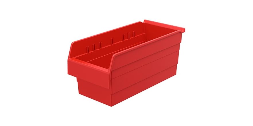 Plastic Nesting Shelf Bin Box 8 Bins
