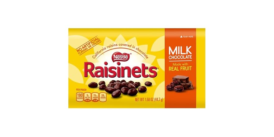 Nestle Raisinets Milk Chocolate, 36ct