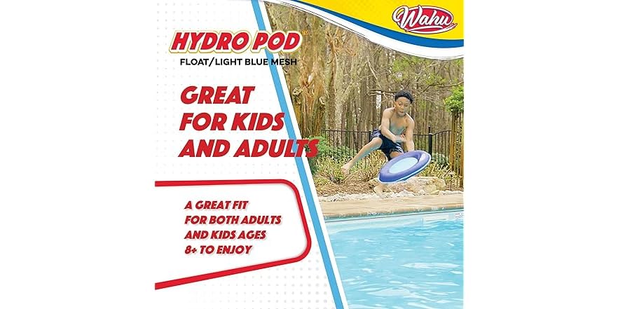 Wahu Hydro Pod Pool Float 21" Light Blue