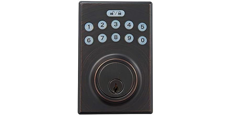 Amazon Basics Electronic Keypad Deadbolt 6 Pack