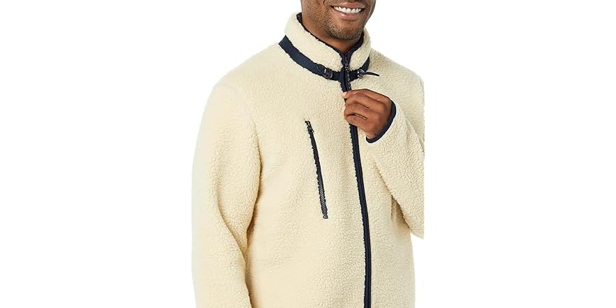 Amazon Essentials Men's Teddy Fleece Jacket